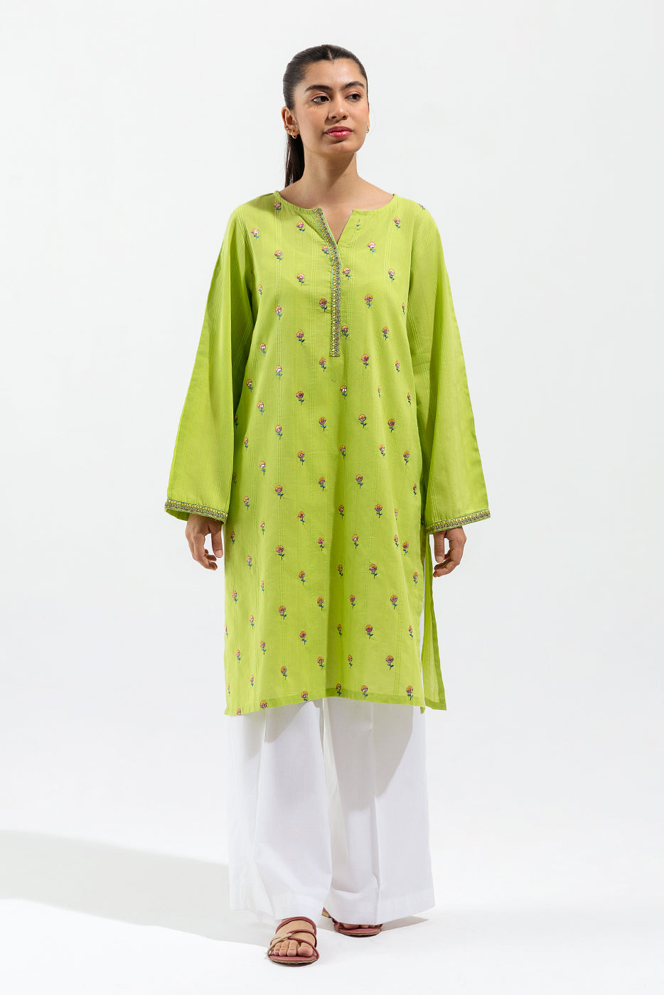 EMBROIDERED TEXTURED SHIRT (PRET) – BEECHTREE