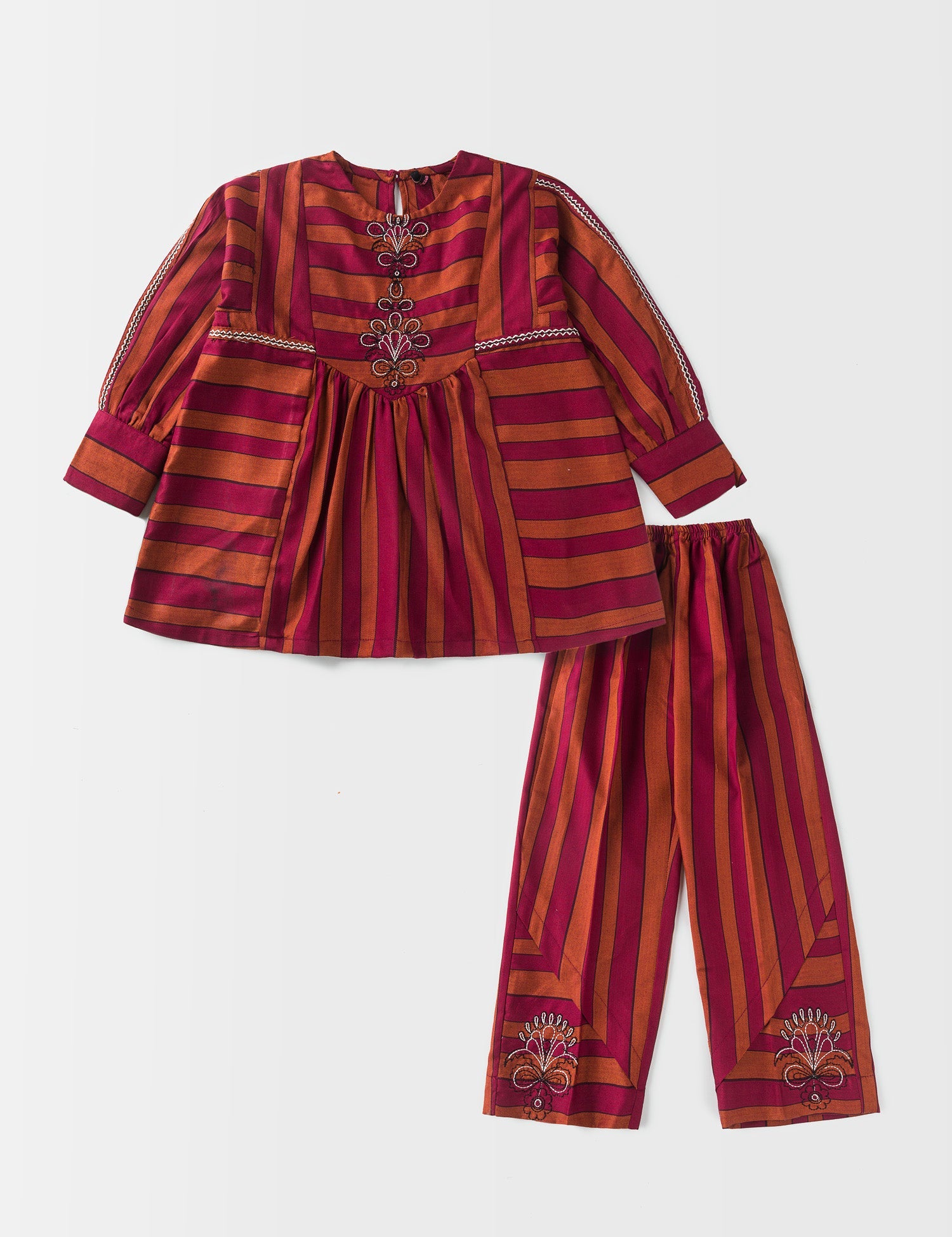 2 PIECE YARN DYED Embroidered SET – BEECHTREE