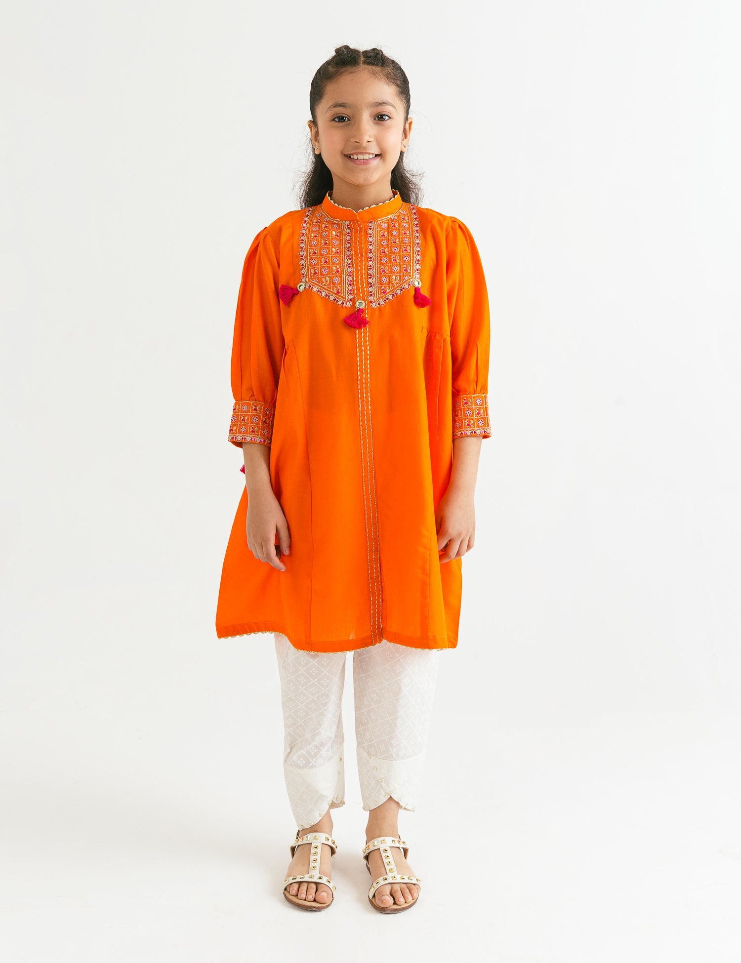 BUTTON DOWN Embroidered TUNIC – BEECHTREE