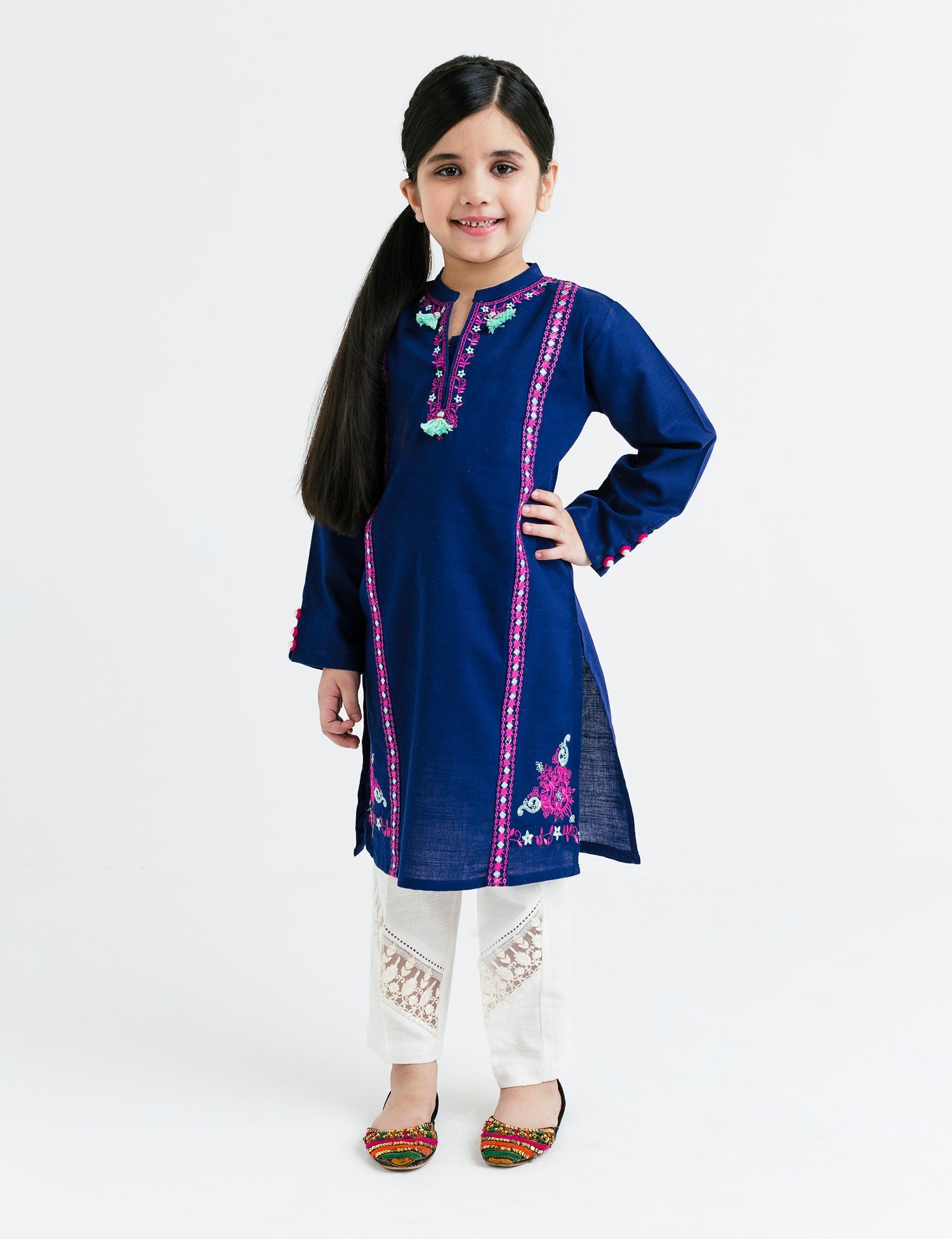 STYLIZED Embroidered KURTA – BEECHTREE