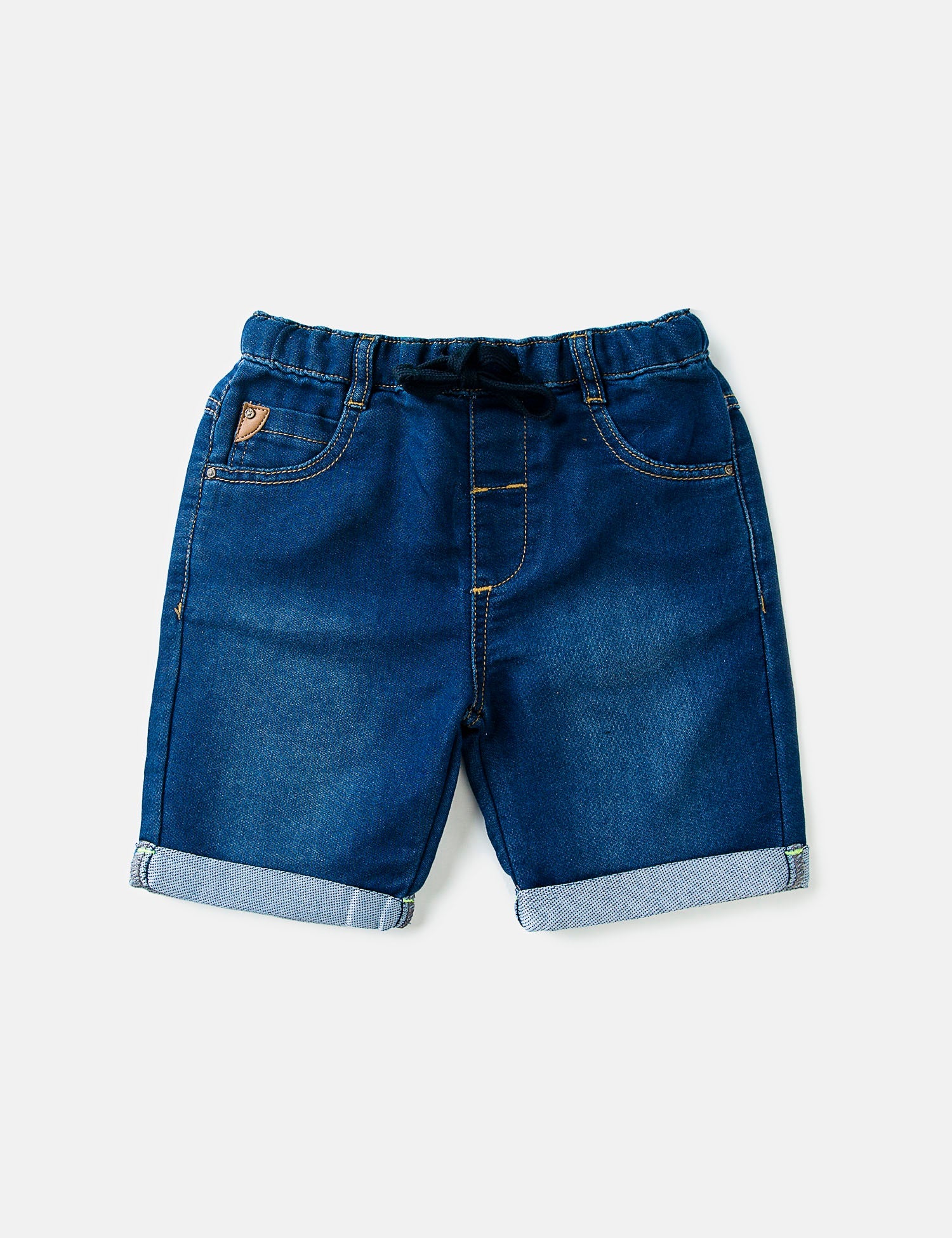 Indigo pull on Shorts – BEECHTREE