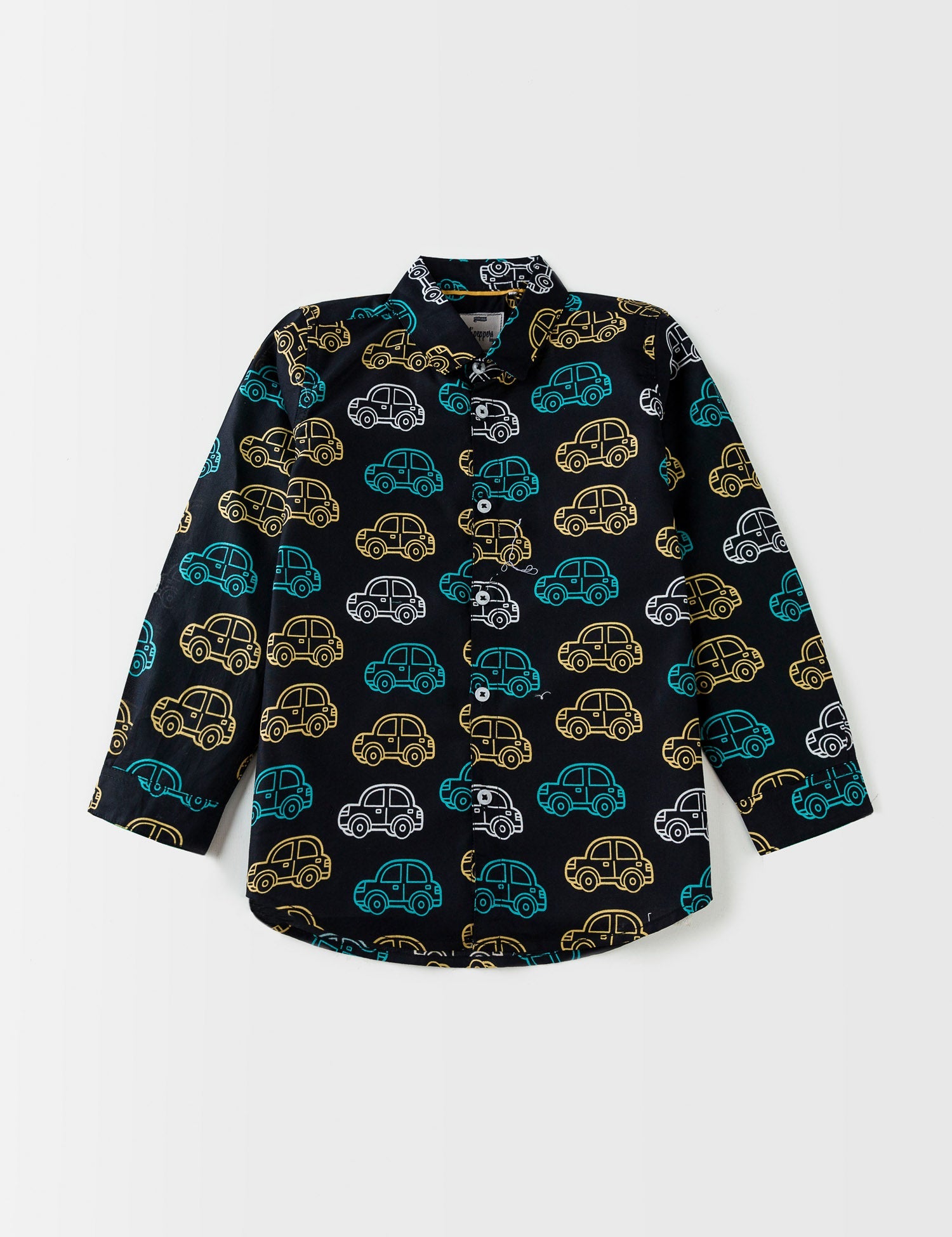 Car Printed Button Down Shirt – BEECHTREE