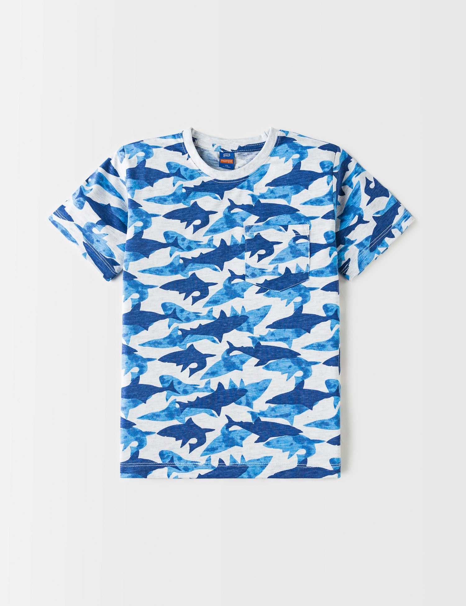 All over Sharks printed Tee – BEECHTREE