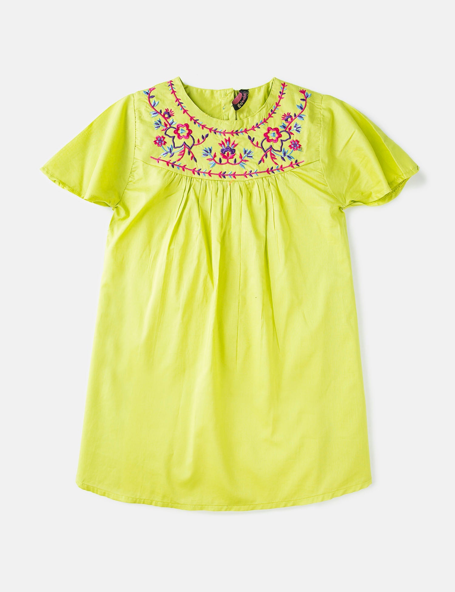 Lime Embroideredroided Top – BEECHTREE