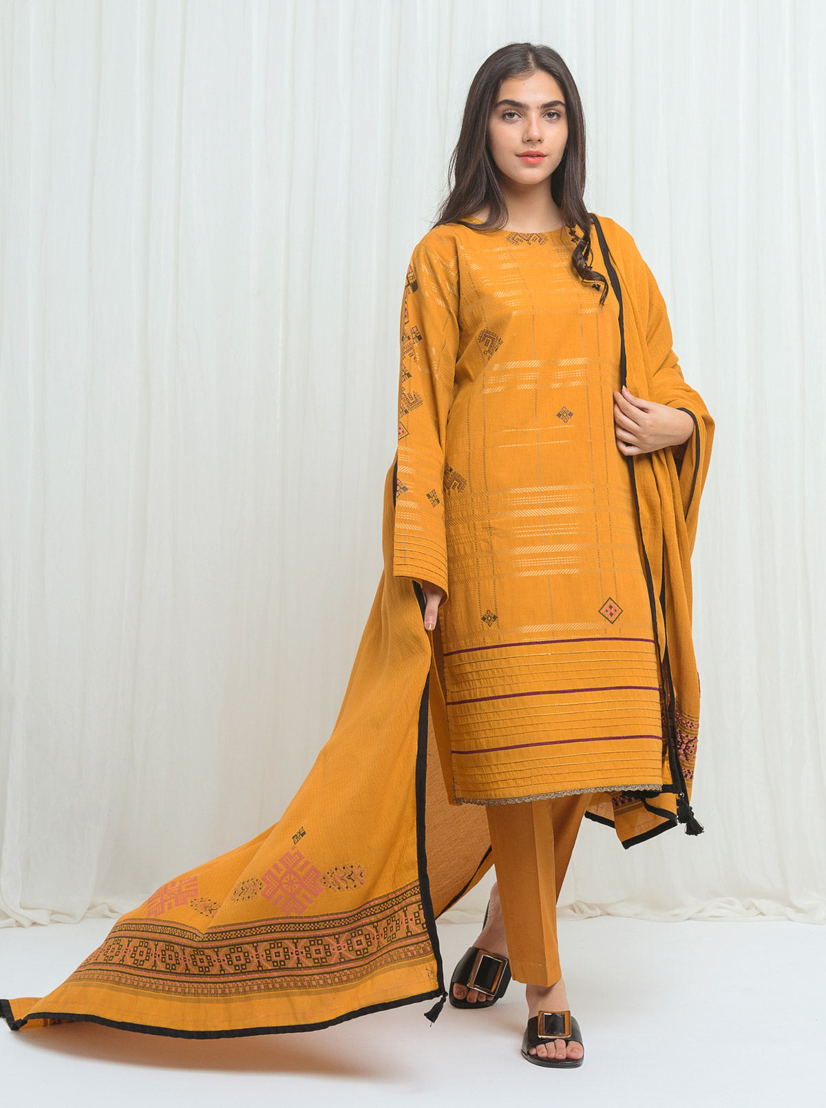 Golden Ochre-Jacquard-2P – BEECHTREE