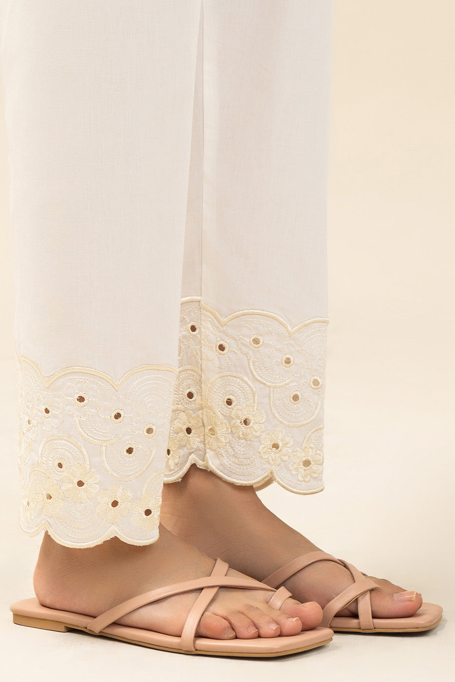 EMBROIDERED STRAIGHT PANTS – BEECHTREE