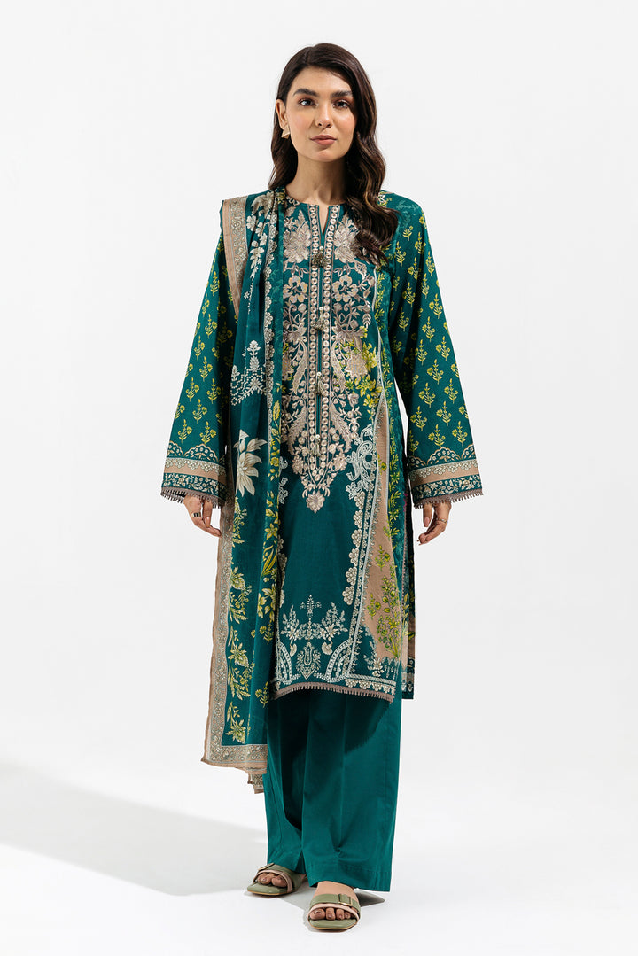 Women Azure Fields-Embroidered-3P-Lawn - 2000000221463 – BEECHTREE