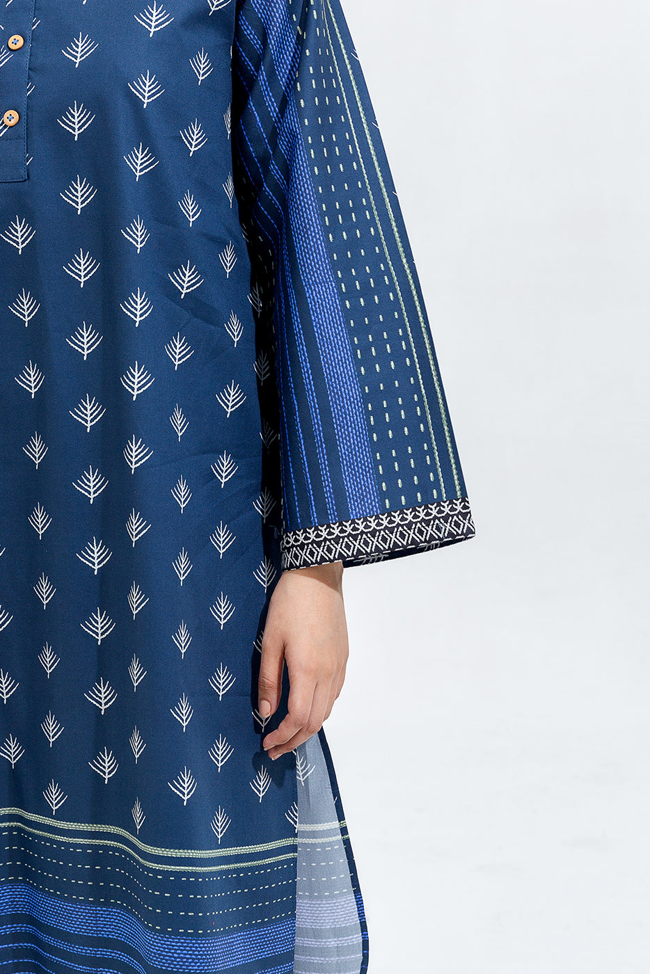 PRINTED CAMBRIC SHIRT (PRET) – BEECHTREE