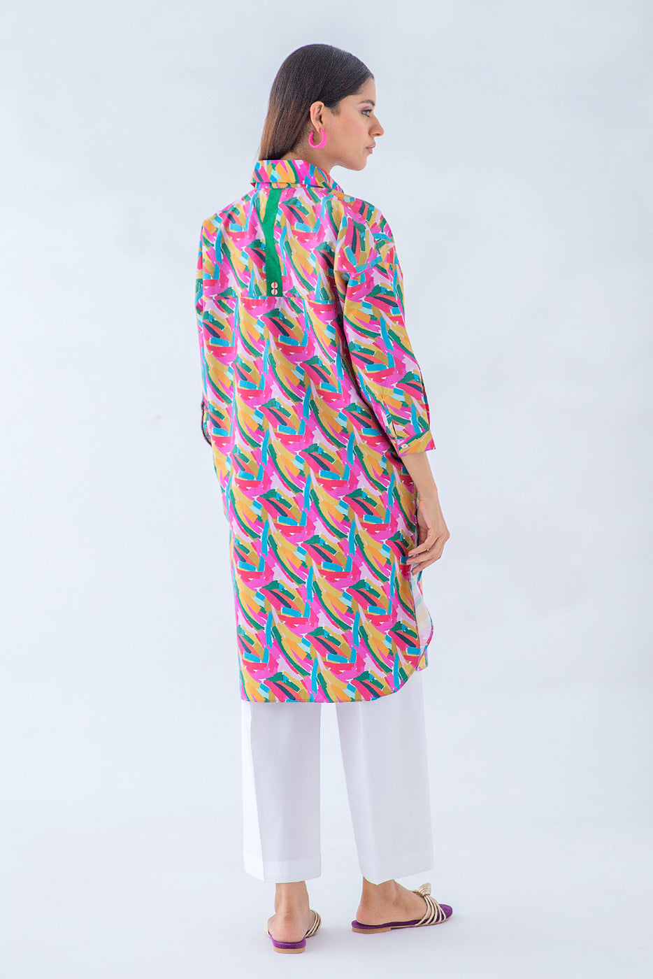 PRINTED POPLIN SHIRT (PRET) – BEECHTREE