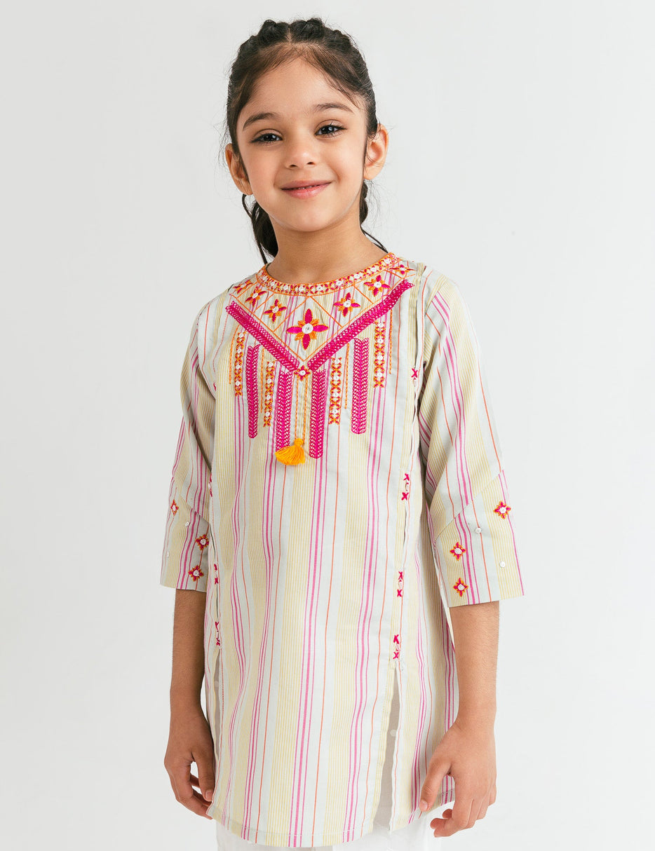 Geomatrical Embroidered Tunic – BEECHTREE