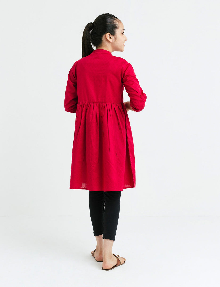 BUTTON DOWN Embroidered TOP – BEECHTREE