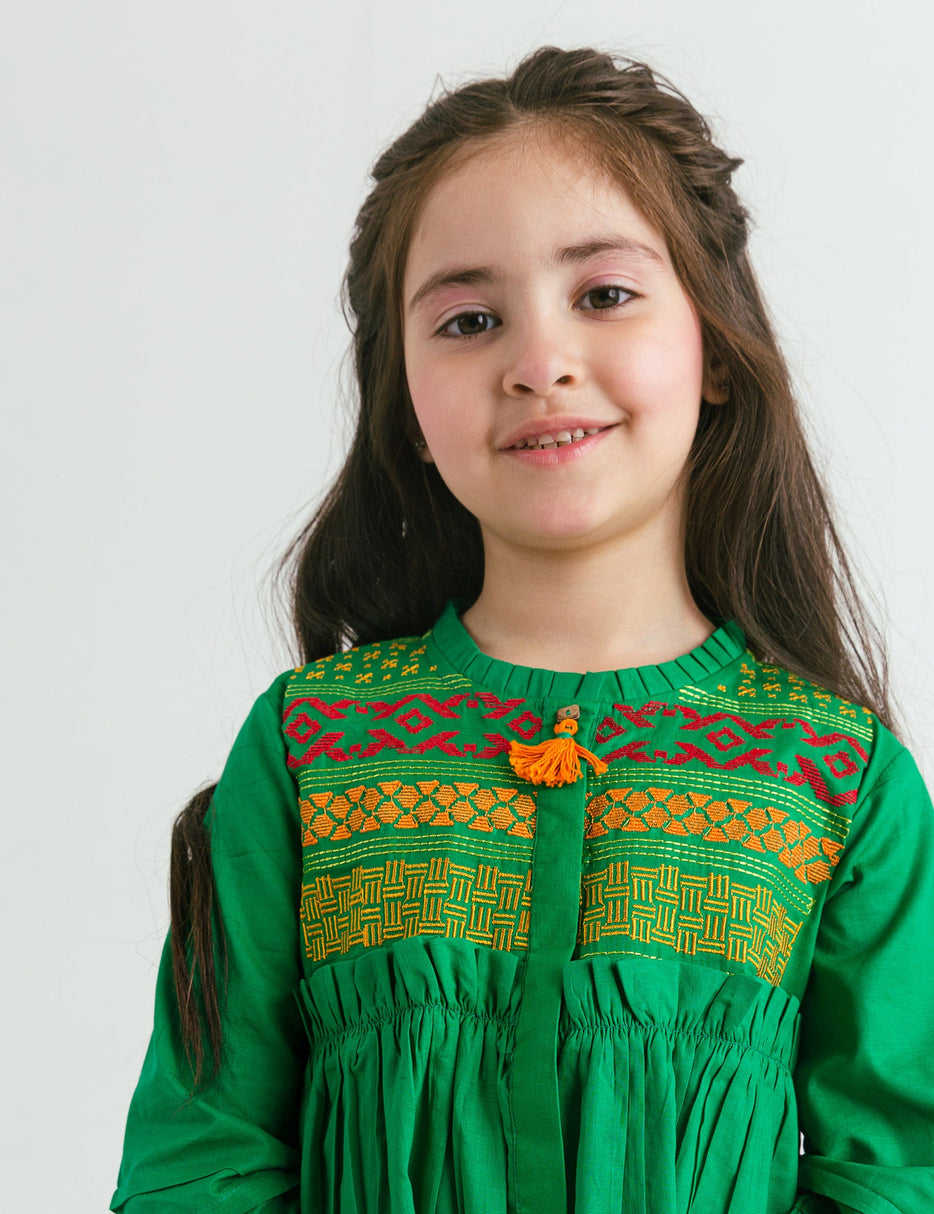 CROPPED Embroidered TUNIC – BEECHTREE