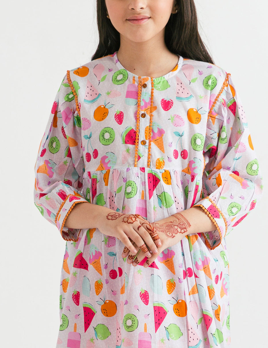 Fruit Printed Kurta – BEECHTREE