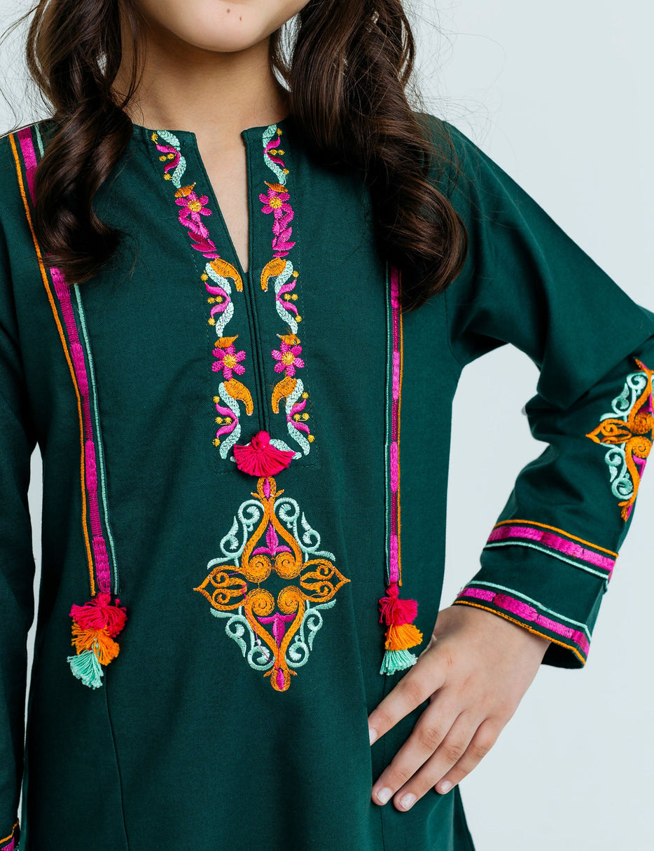 Geometric Embroidered Tunic – BEECHTREE
