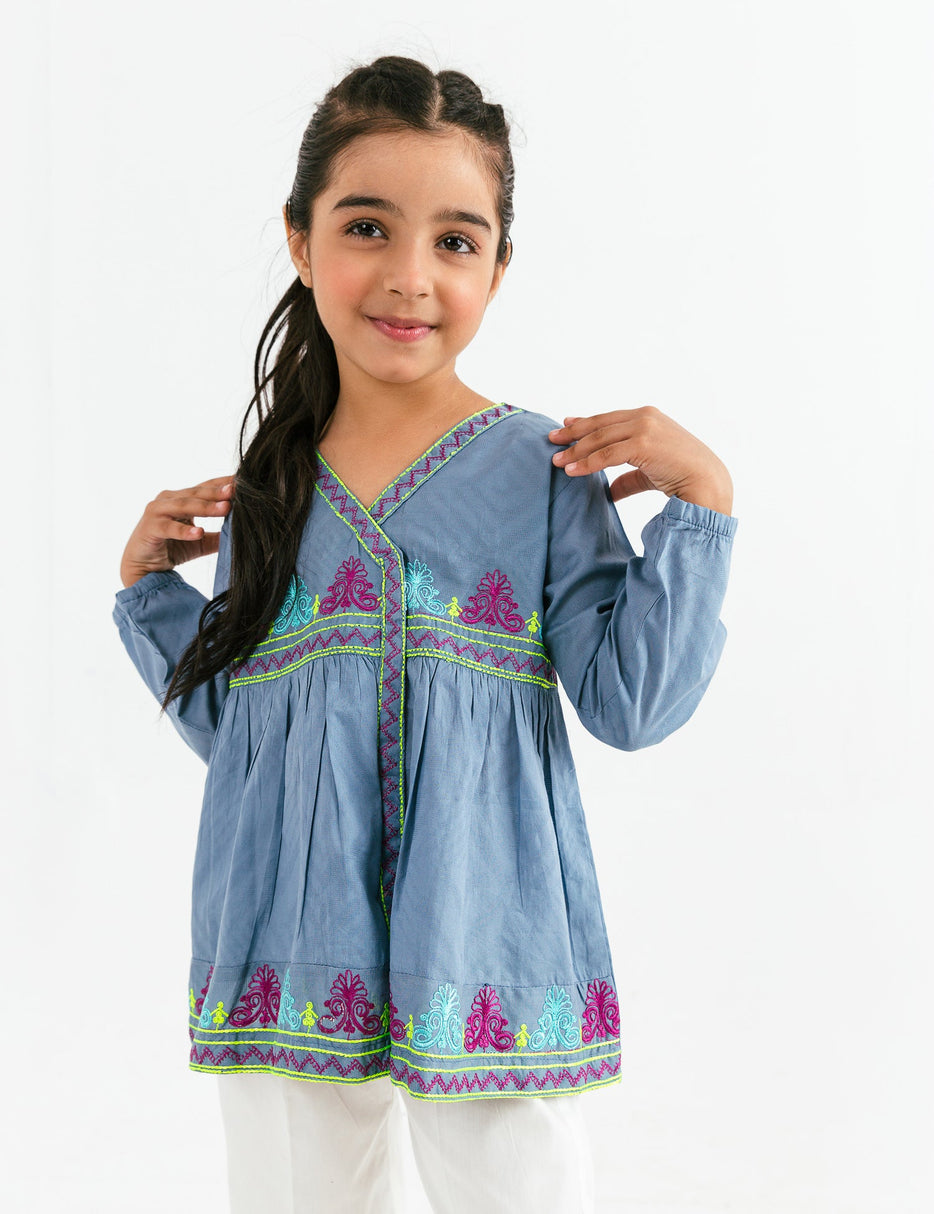 FRONT OPEN Embroidered TUNIC – BEECHTREE