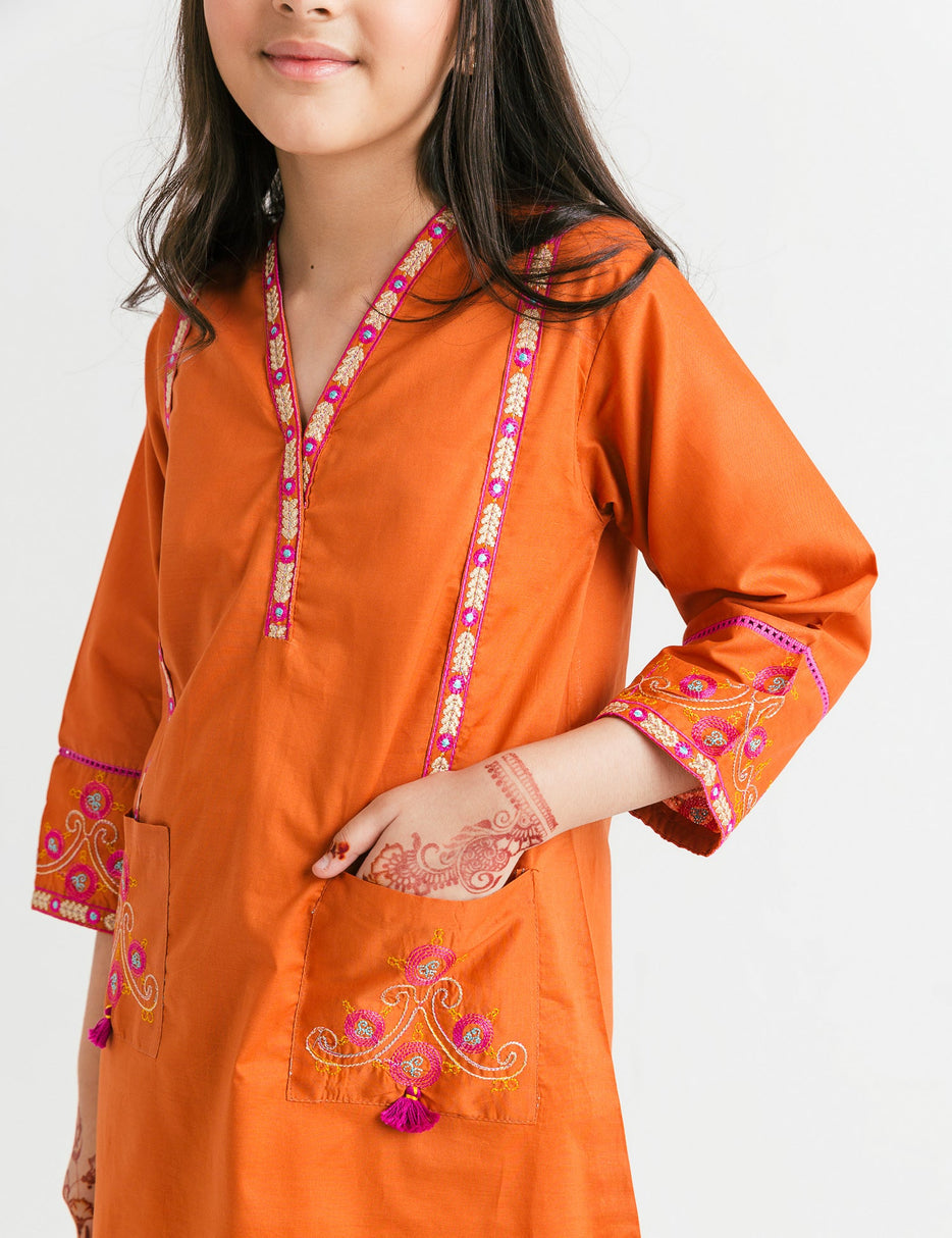2 PIECE POCKET Embroidered SHALWAR SUIT – BEECHTREE