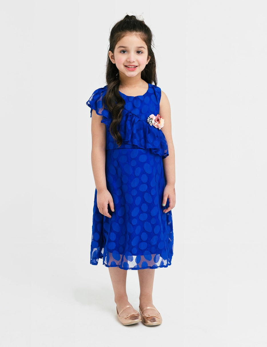 FRILL NET DRESS – BEECHTREE
