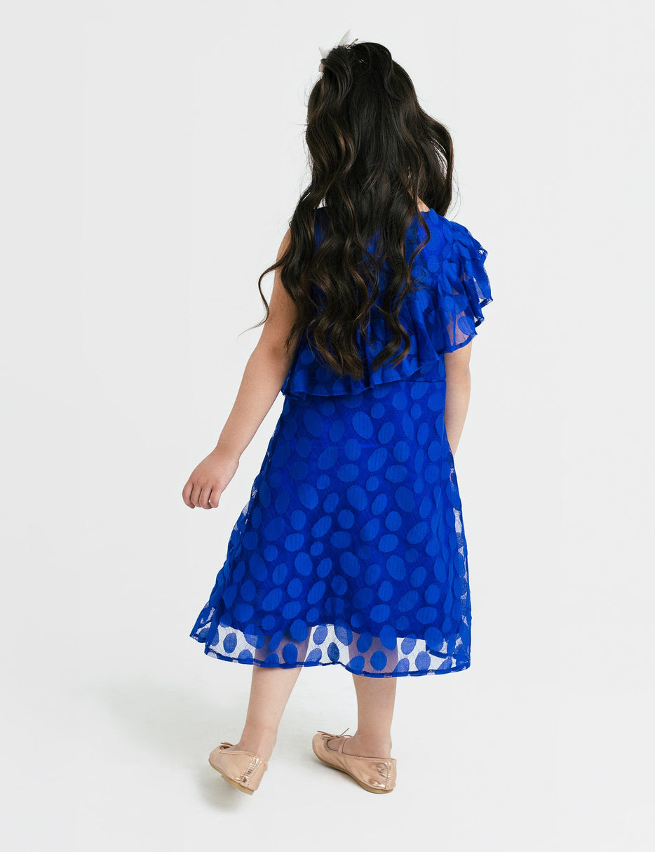 FRILL NET DRESS – BEECHTREE