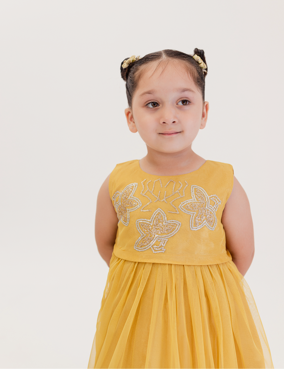 SEQUIN NET DRESS – BEECHTREE