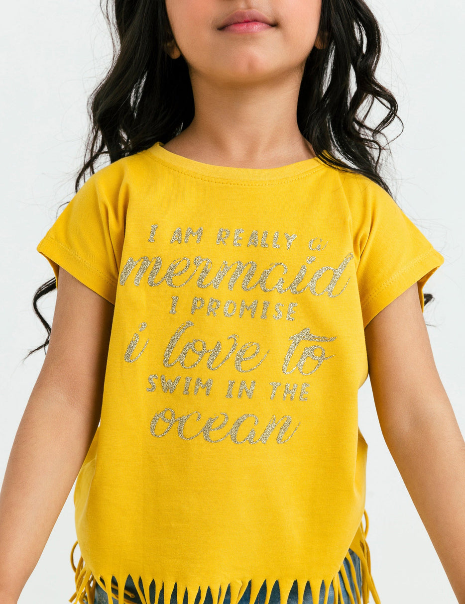 Mermaid Fringes Tee – BEECHTREE