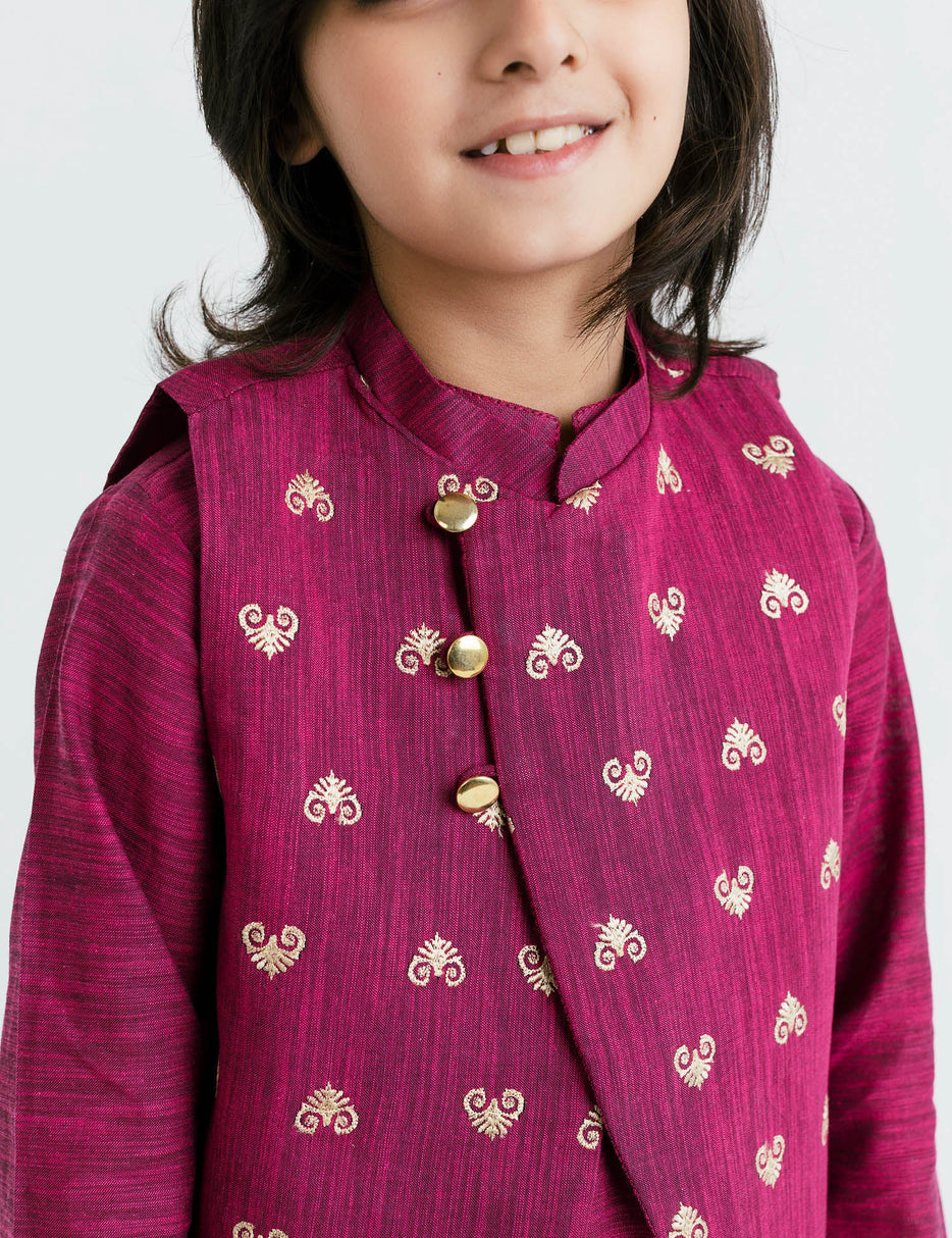 All Over Embroidered Waistcoat – BEECHTREE