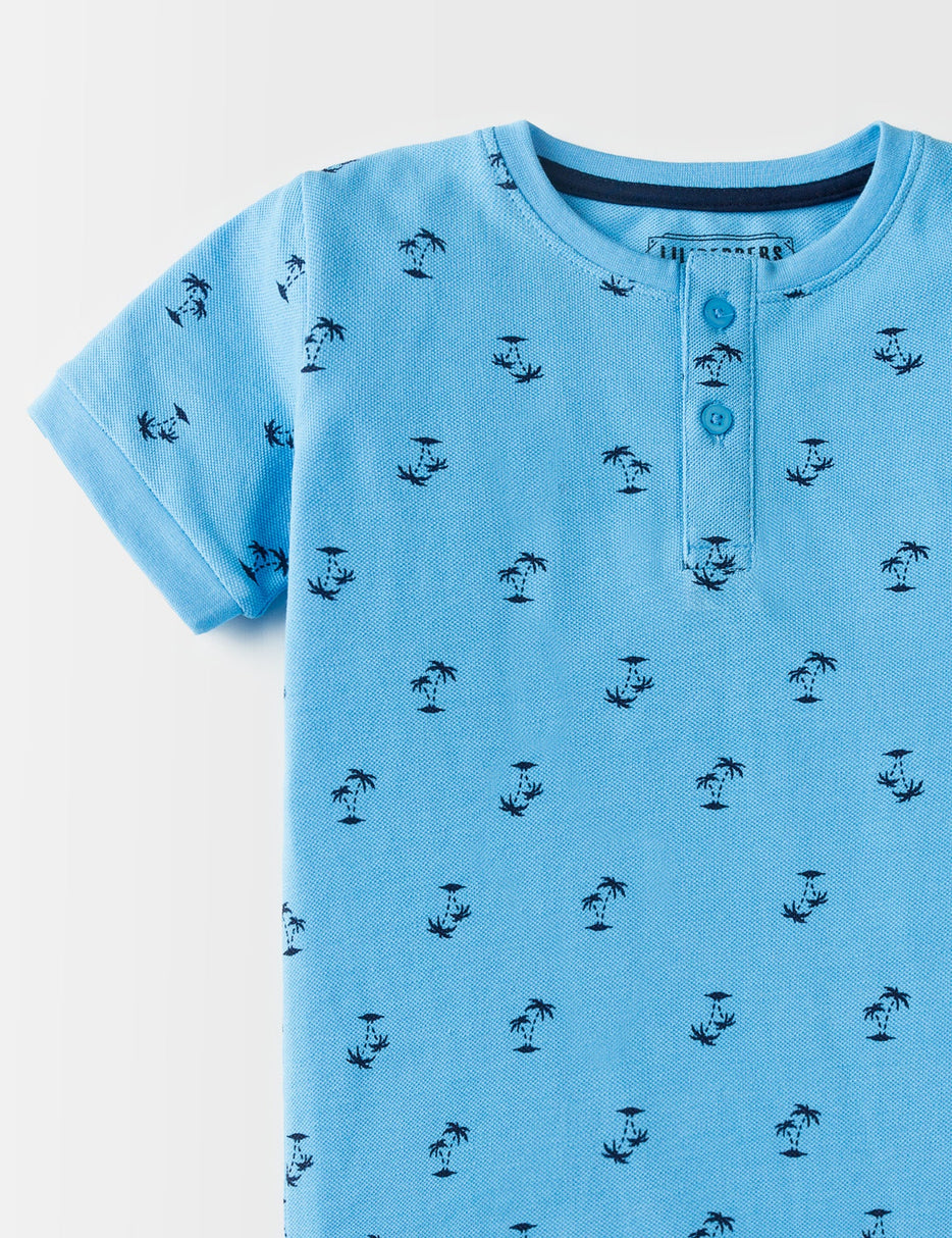 PRINTED HENLEY – BEECHTREE