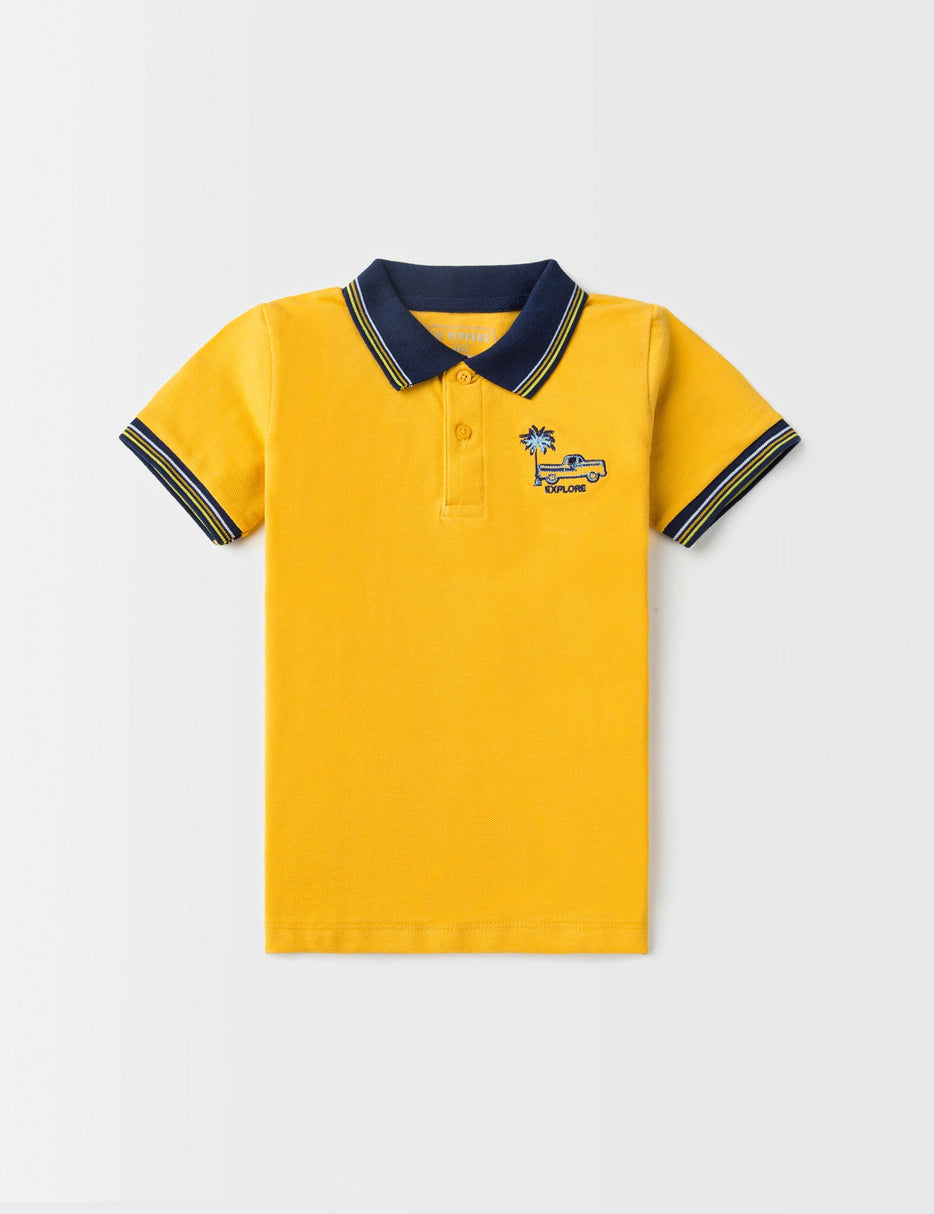 CONTRAST COLLAR POLO – BEECHTREE