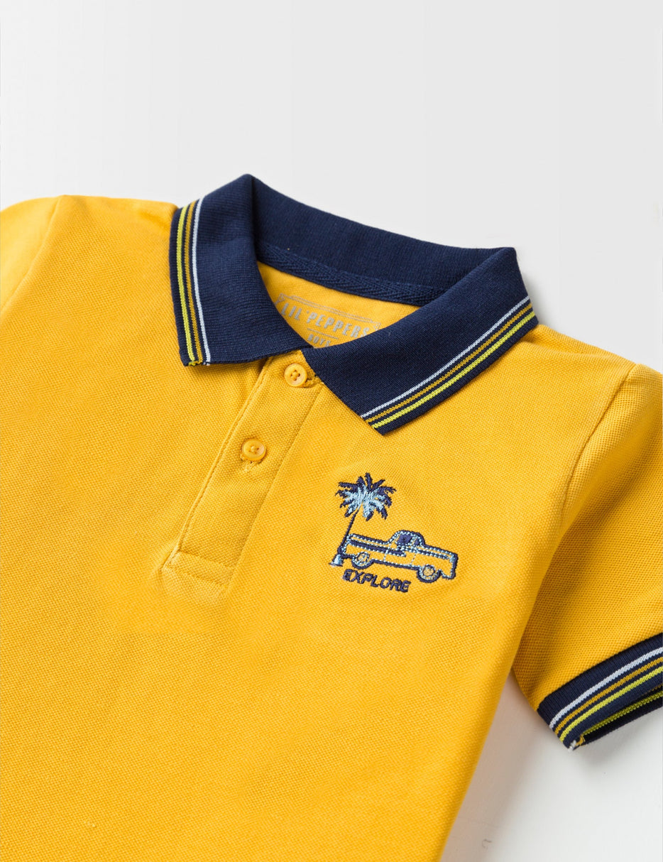 CONTRAST COLLAR POLO – BEECHTREE