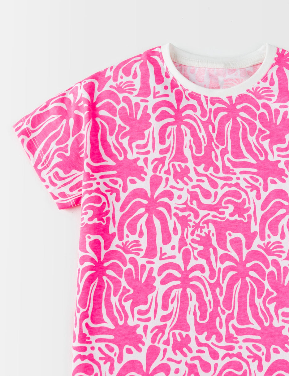 ABSTRACT PRINTED TEE – BEECHTREE