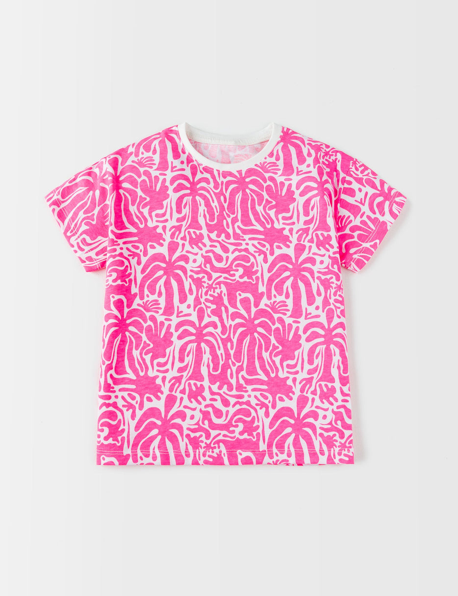 ABSTRACT PRINTED TEE – BEECHTREE