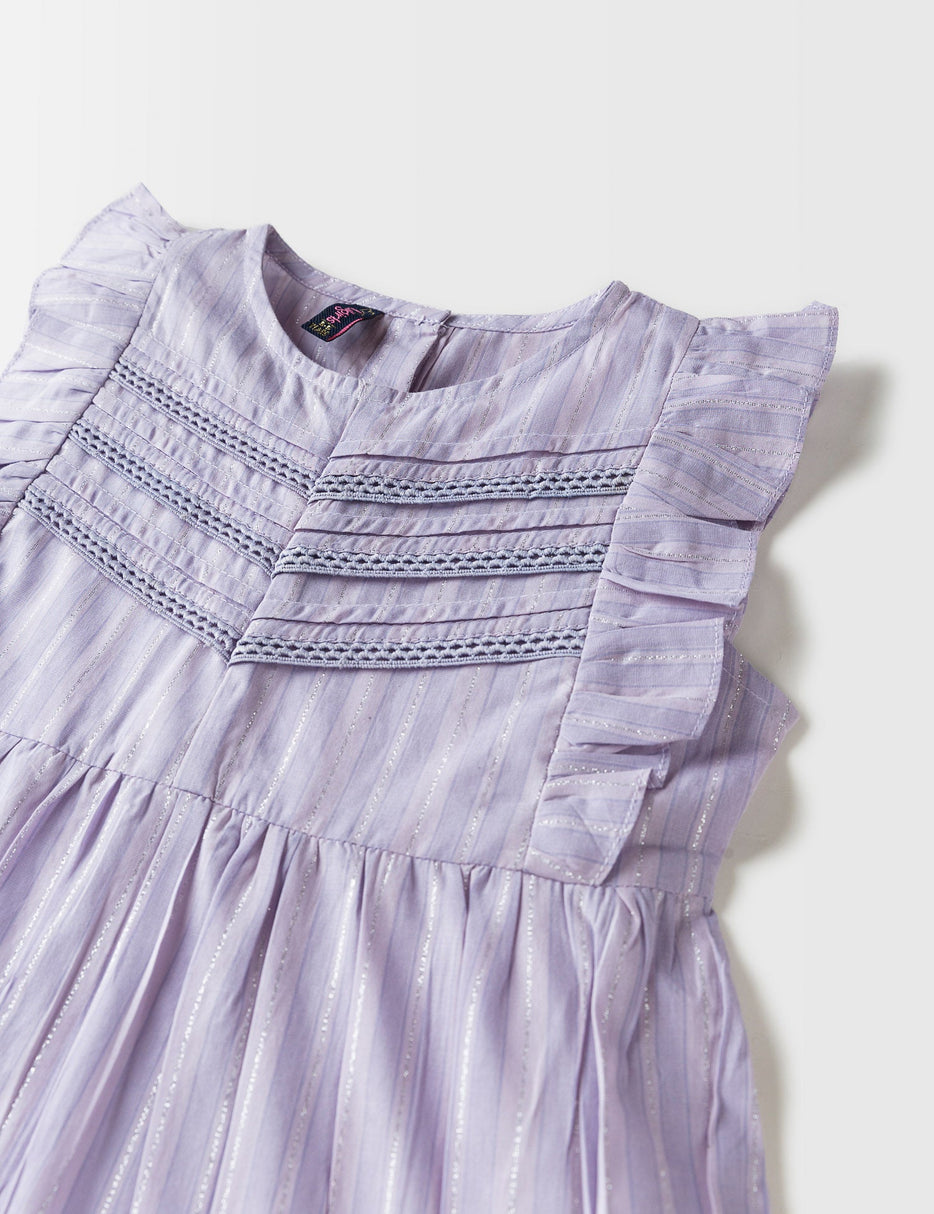 Ruffled Sleeve Dress – BEECHTREE