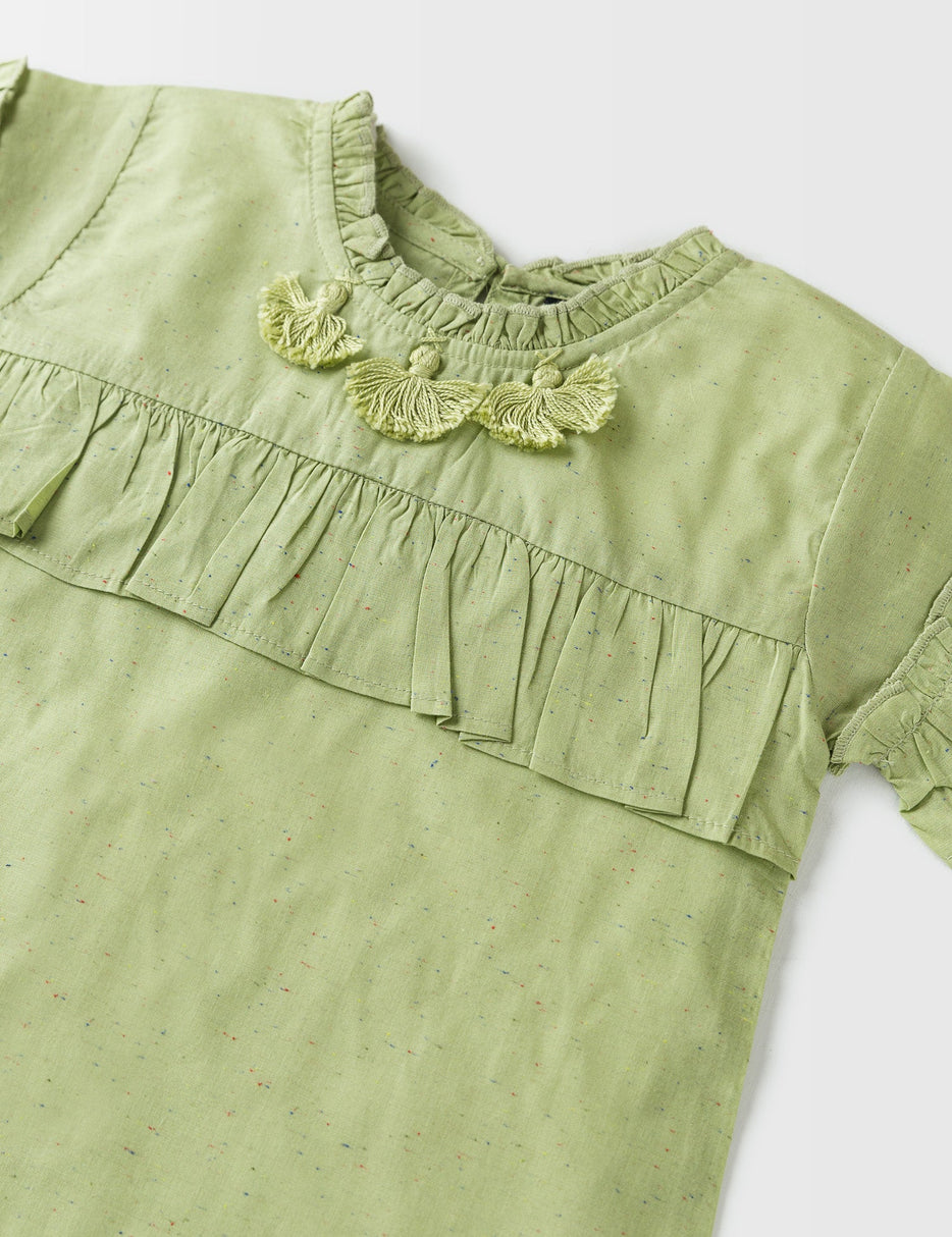 FRILL TOP WITH PEARLS – BEECHTREE