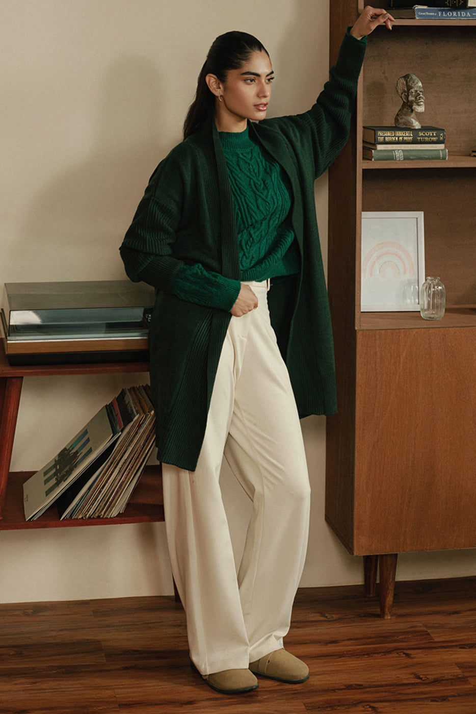 LONG KNITTED SHRUG – BEECHTREE