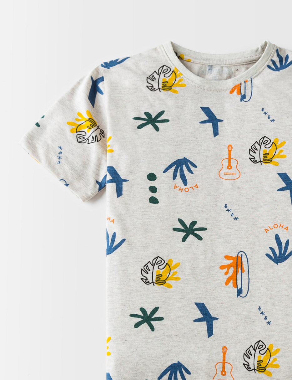 Hawaiian Graphic Tee – BEECHTREE