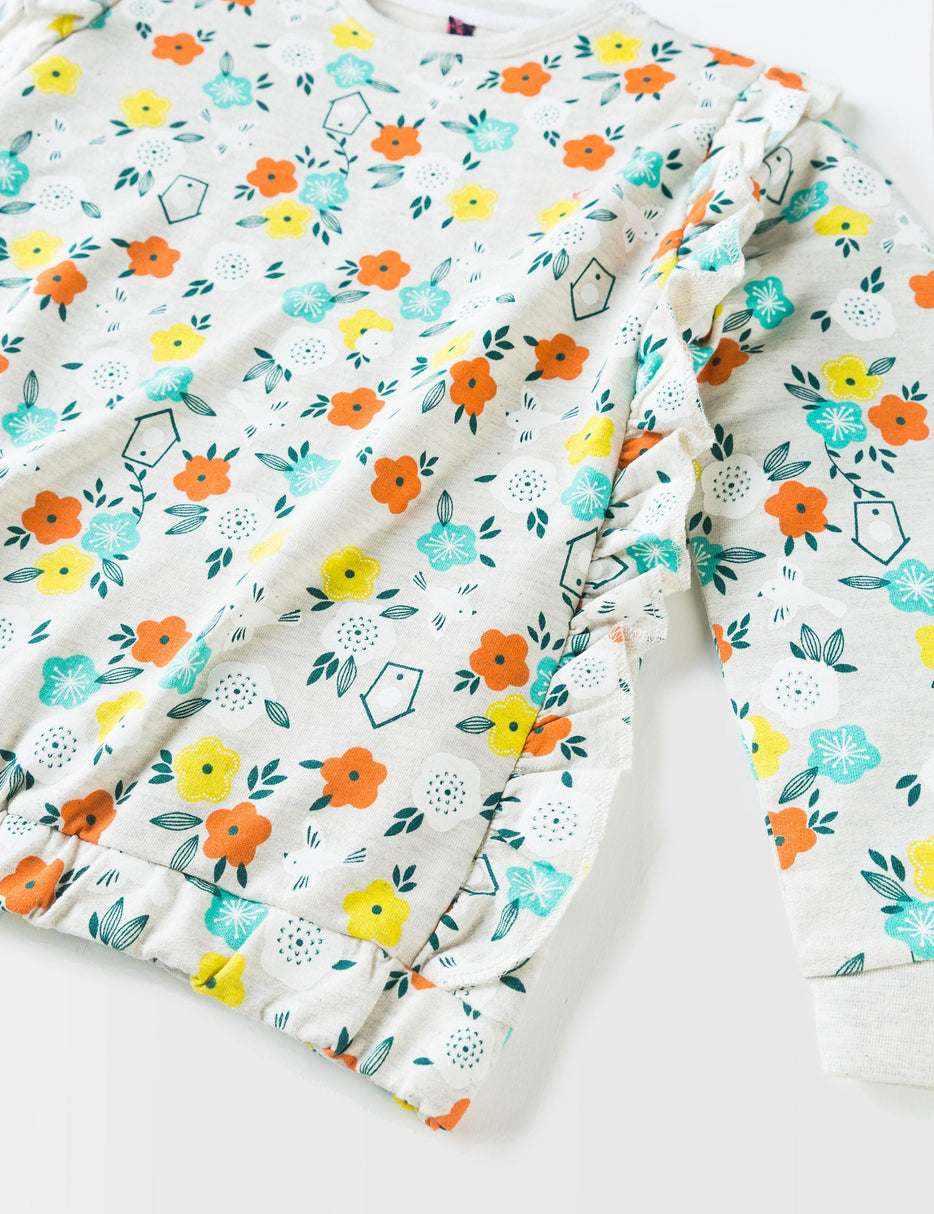 Floral Printed Sweatshirt – BEECHTREE