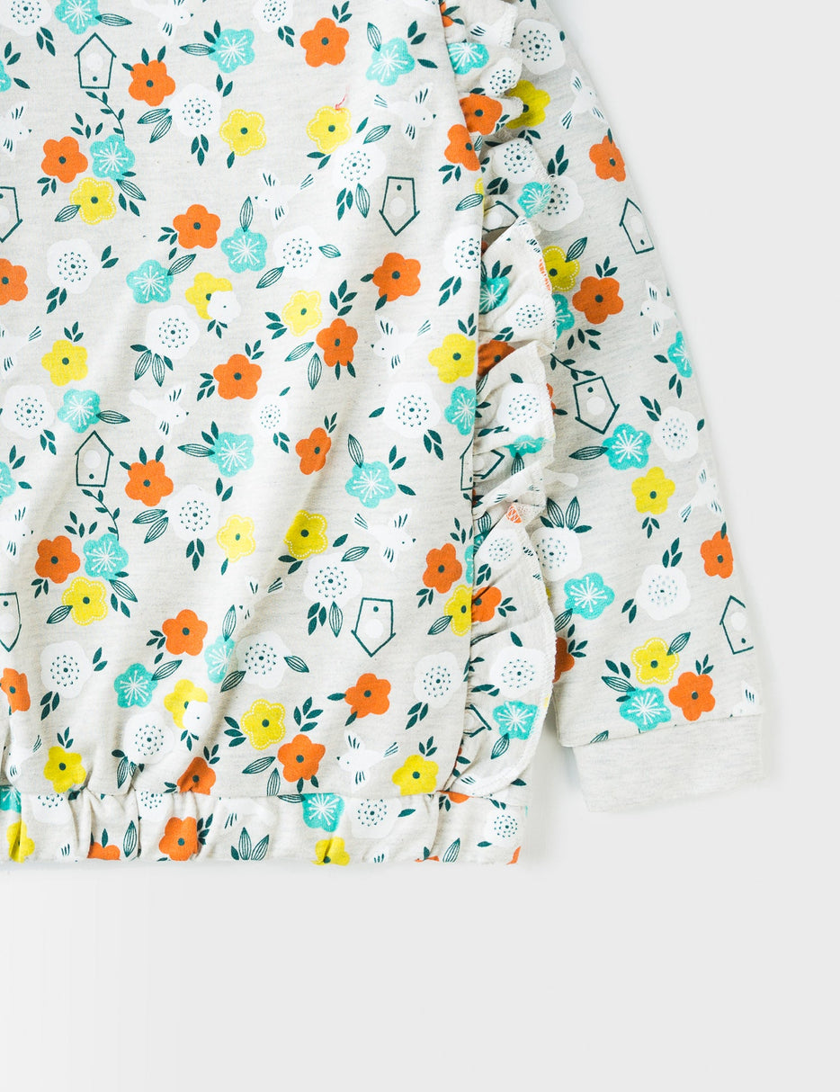 Floral Printed Sweatshirt – BEECHTREE