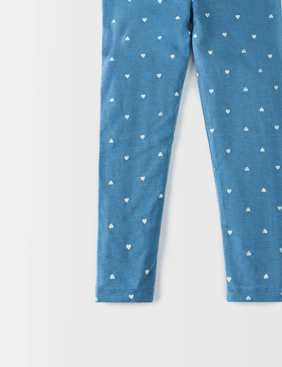 Heart Printed Tights – BEECHTREE