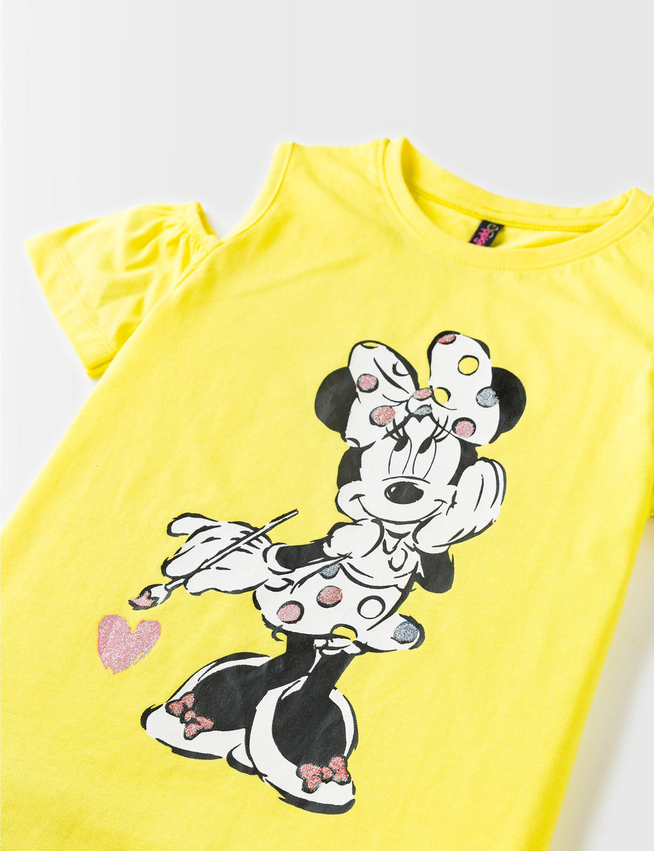 Minnie Mouse Cold Sholder Tee – BEECHTREE