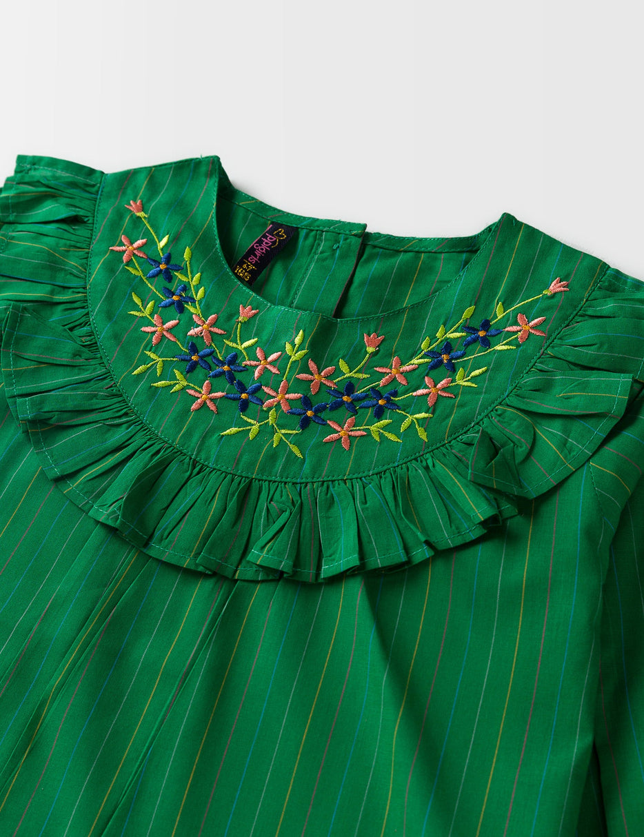 CHECK EmbroideredRIODERED DRESS – BEECHTREE