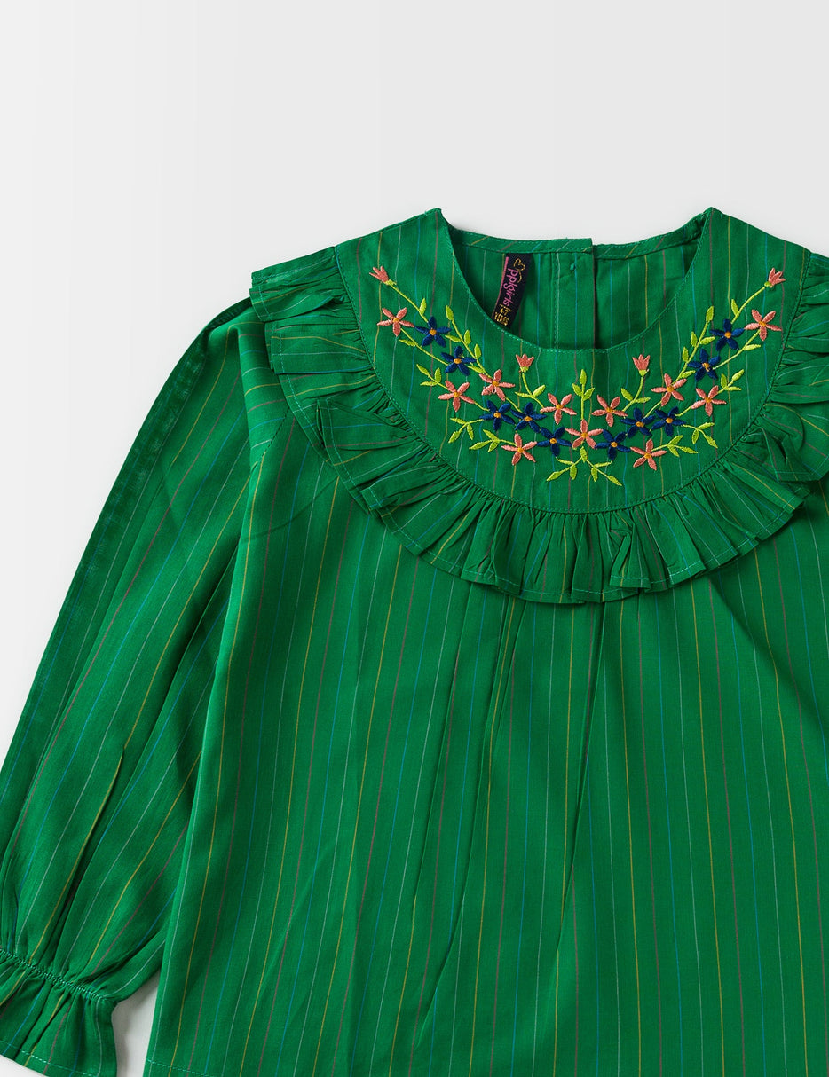 CHECK EmbroideredRIODERED DRESS – BEECHTREE