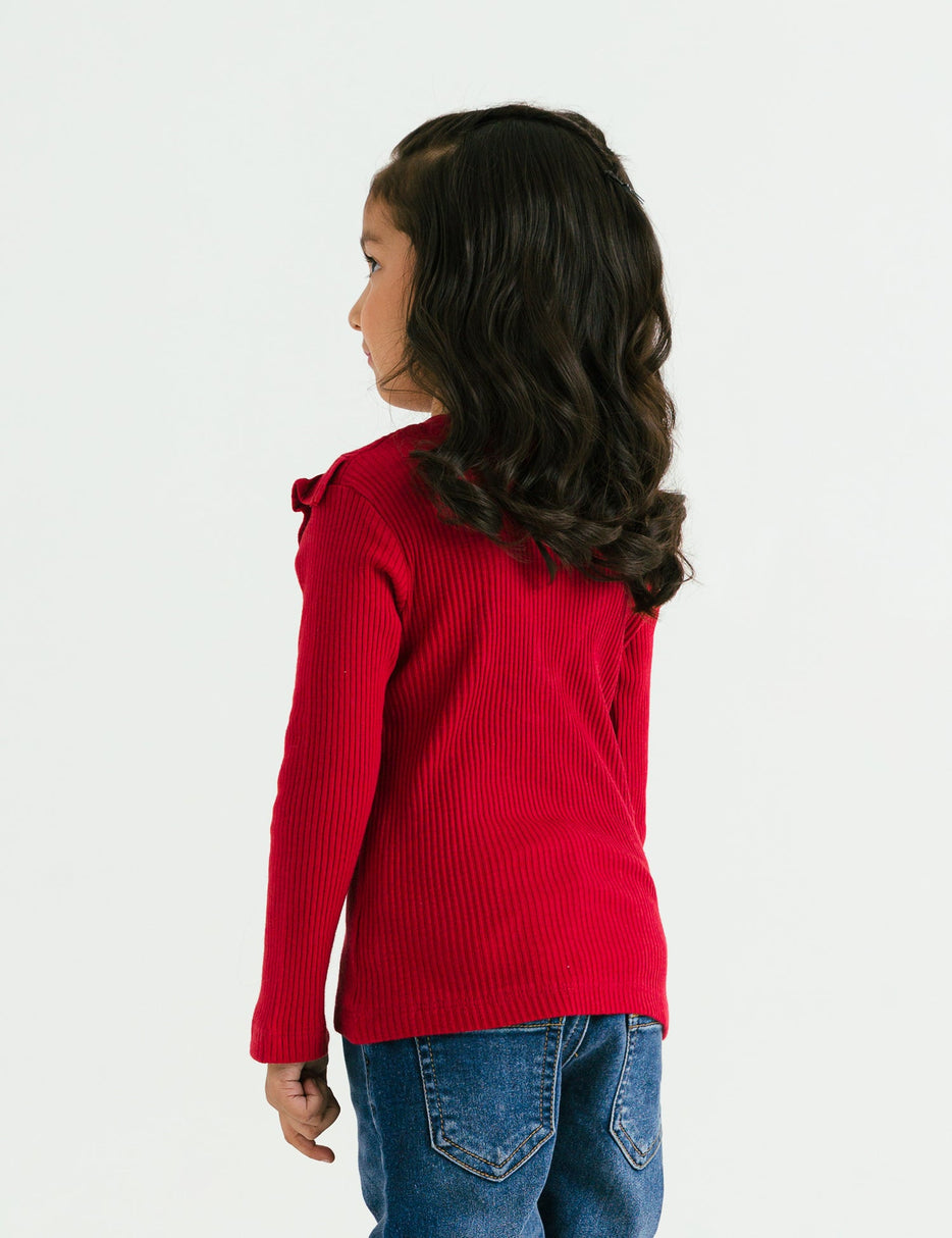 2 PIECE RUFFLED COLLAR TEE – BEECHTREE