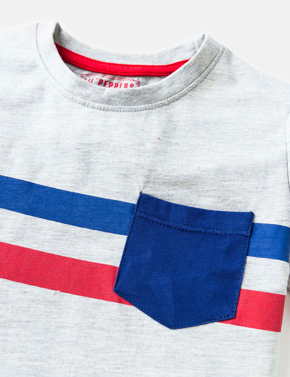 Cut & Sew Striper Tee – BEECHTREE