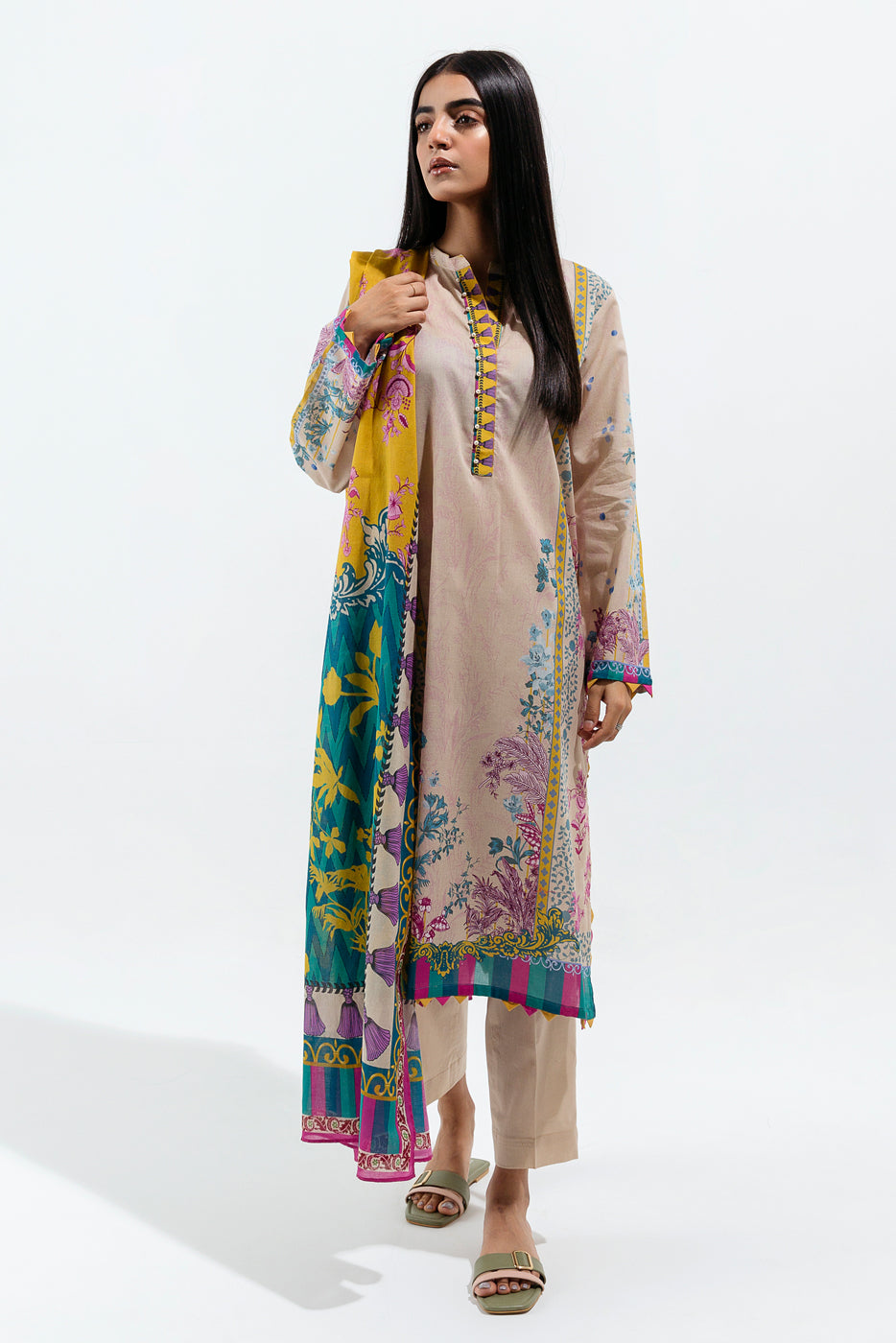 Pastel Gem-Printed-3P (UNSTITCHED) – BEECHTREE