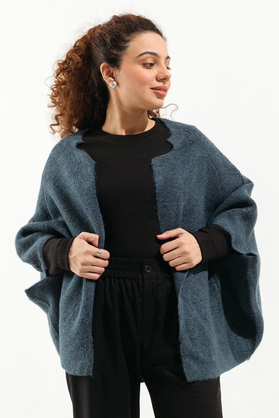 TEAL BATWING SHRUG – BEECHTREE